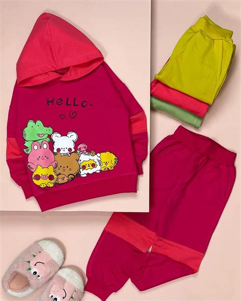 هودی شلوار حیوانات ۱۰۵۴ فروشگاه لباس بچه‌گانه