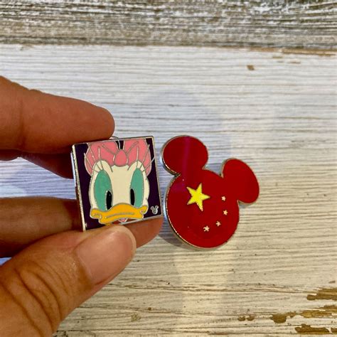 Mickey And Donald Pins Collectible Disney Pins Two Enamel Pins Two