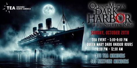 Behind The Scenes Queen Marys Dark Harbor Queen Mary Ship Long
