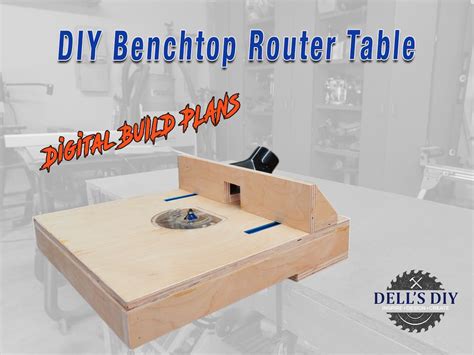 Diy Portable Router Table Digital Build Plans Etsy