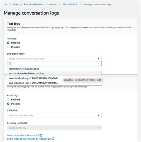 Analyzing Amazon Lex Conversation Log Data With Amazon Managed Grafana