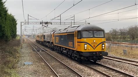 Gbrf Class 69 Convoy 69006 69003 69001 And 66773 Plus Unusual Biomass