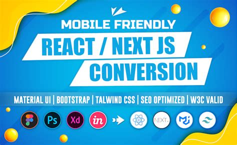 Convert Figma To React Js Figma To Next Js Tailwind Css Responsive Web App By Bappygazi Fiverr