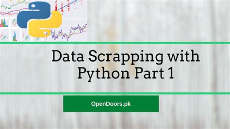 Data Scrapping From Websites With Python Part 1 Data Sciences For Finance Youtube