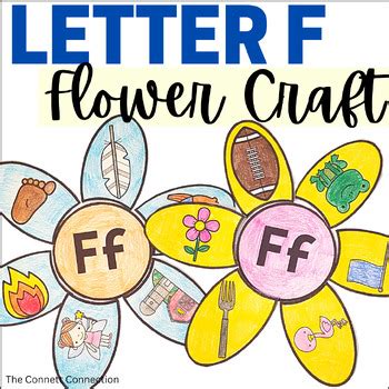 Letter F Flower Craft A Beginning Sound And Letter Recognition Craft