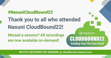 Nasuni On Linkedin Nasuni Cloudbound 2024 Virtual Event