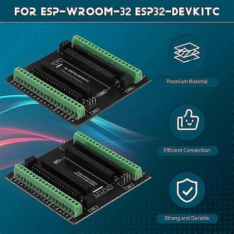 Esp32 Expanding Board Breakout Board Suitable For Esp Wroom 32 Esp32 Devkitc Gpio 1 Into 3