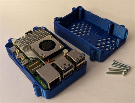 Raspberry Pi 5 Active Cooler Nvme Ssd Case By Geoff B Uk Download