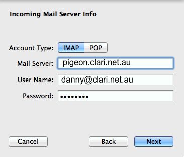 Set Up Apple Mail With IMAP SSL And Authenticated SMTP