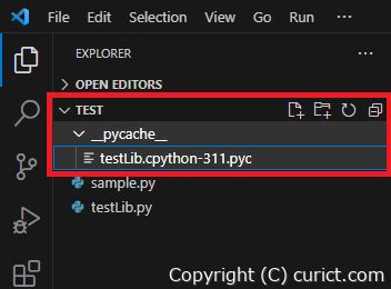 Visual Studio Code Hide Pycache