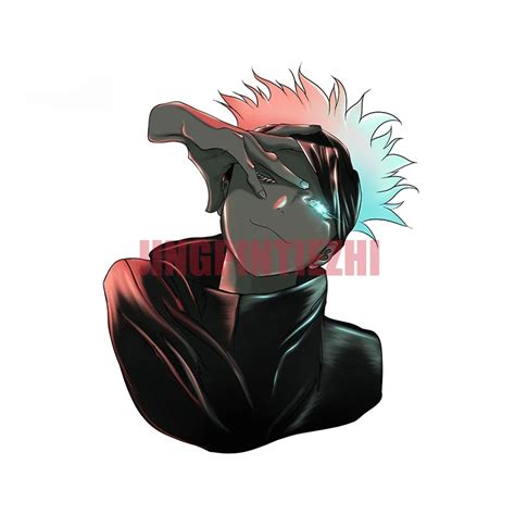 Papercraft Gojo Satoru Car Stickers Jujutsu Kaisen Anime Sticker Laptop