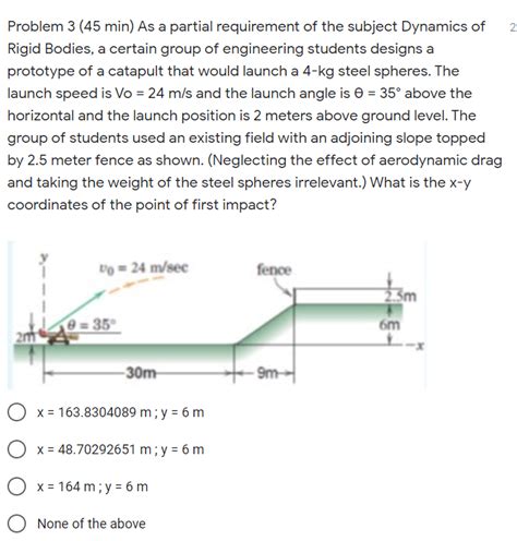 Solved N Problem 3 45 Min As A Partial Requirement Of The