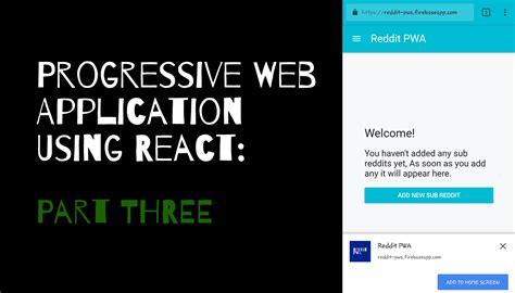 Progressive Web Application Using React Part Three Hashnode