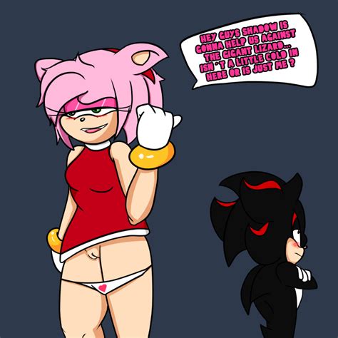 Rule 34 After Sex Amy Rose Anthro Blush Clothing Clothing Pull Duo Female Hi Res Male Male