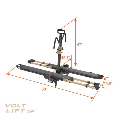 Volt Lift Sp —lift Assisted Premium Bike Rack Or Suv Pickup Trunk