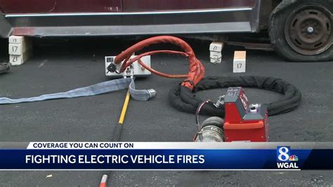 lebanon fire company using new technology to fight electric vehicle fires byte class technology