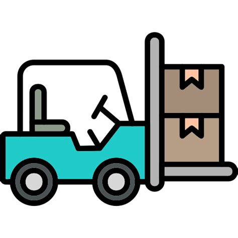 지게차 아이콘 Generic Outline Color Freepik