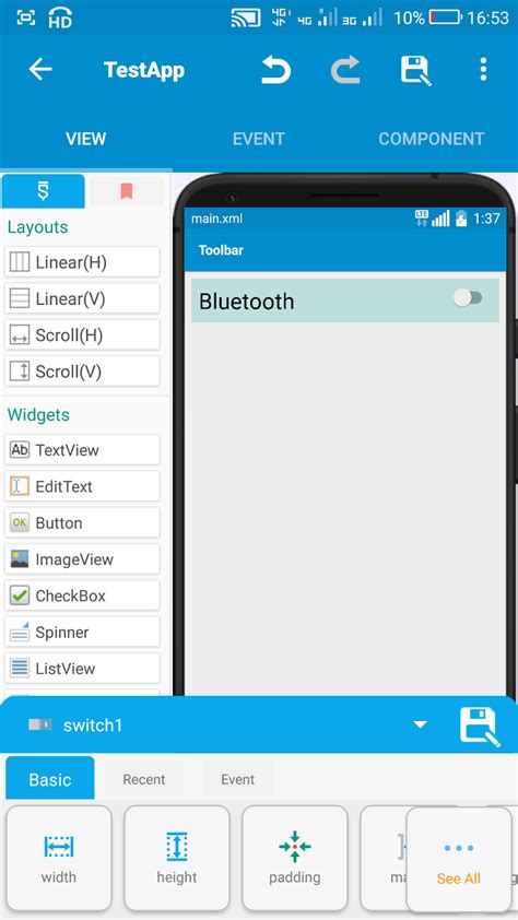 Create Bluetooth Onoff Switch