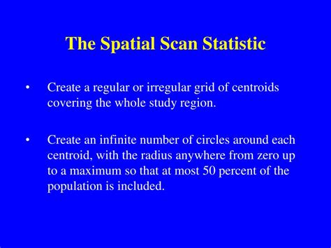 ppt the spatial scan statistic powerpoint presentation free download