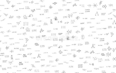 Mathematical Physical Formulas Scientific Educational Background Vector Stock Vector