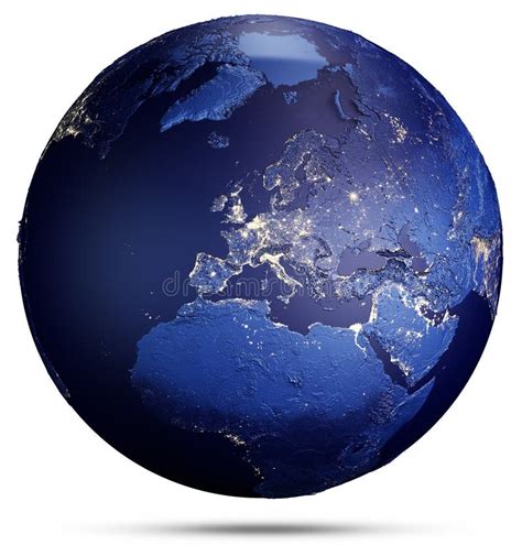Planet Earth From Space 3d Rendering Stock Illustration Illustration
