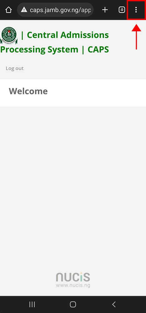 Accept Reject Admission On Jamb Caps Nucis