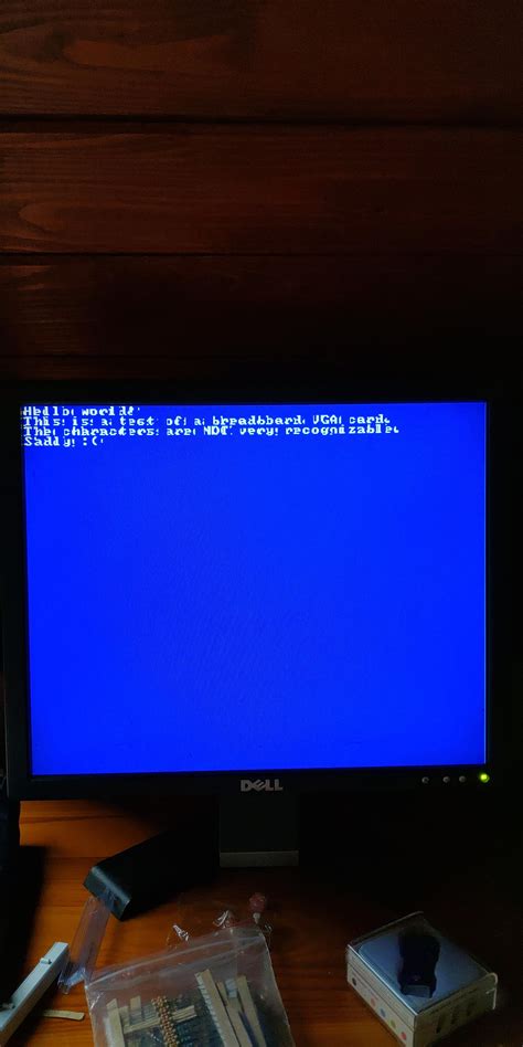 Update On My Text Mode Vga Card Timing Is A Bitch Rbeneater