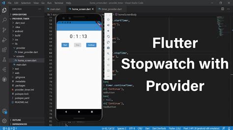 Flutter Stopwatch With Provider Youtube