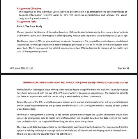 Solved Assignment Objective The Objective Of This Individual