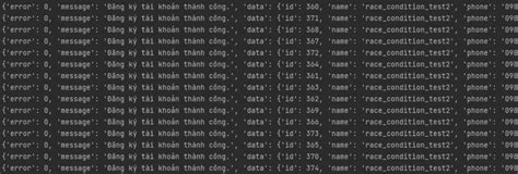 Testing For Race Condition