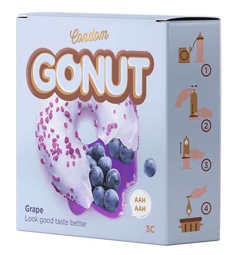 Gonut Condom Look Good Taste Better Behance
