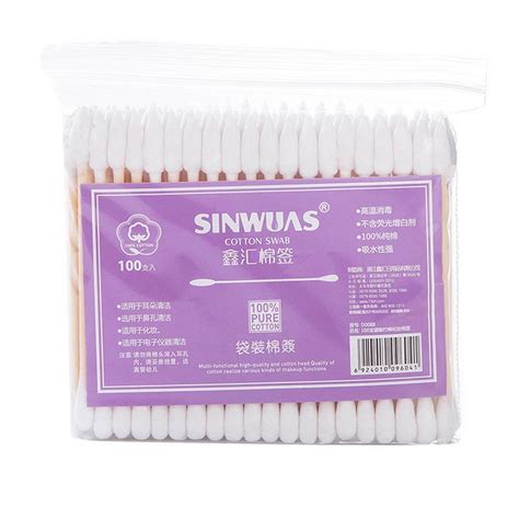 100pcs Cotton Swabs Swab Applicator Q Tips Double Vicedeal