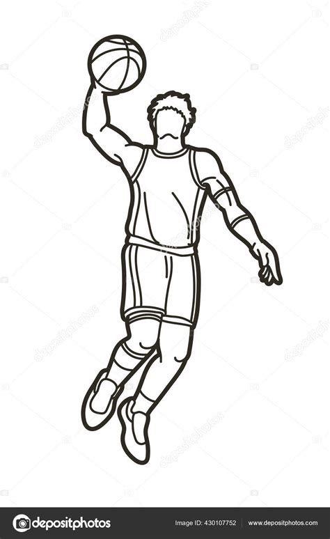 농구 선수 그래픽