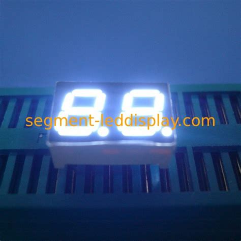 Dual Digit 7 Segment Numeric Display Various Colours Continuous Uniform Segments