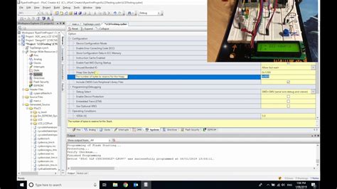 How To Print Floating Point Numbers To An Lcd Screen Using The Psoc 5lp Cy8ckit 059 Youtube