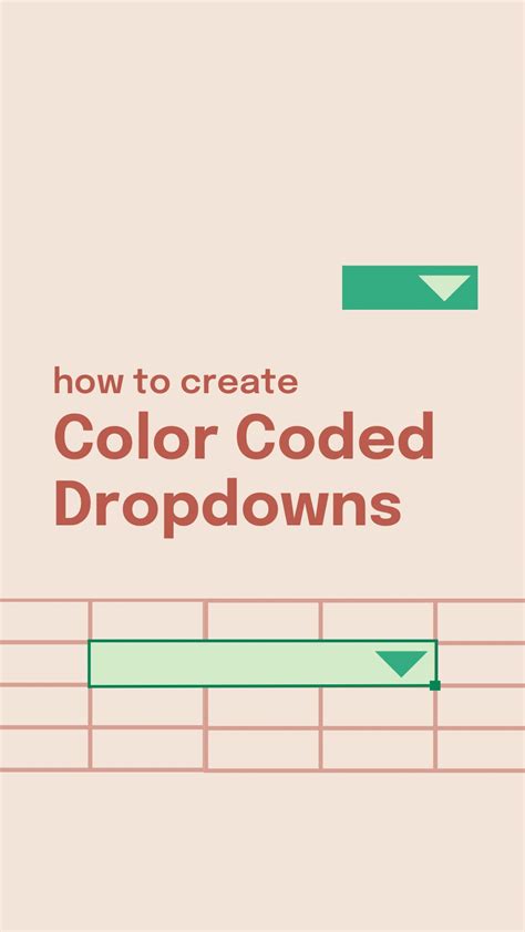 Your Excel Dictionary How To Create Color Coded Dropdown Menus 🤯
