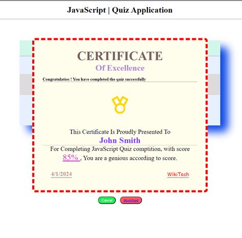 Online Quiz Application By Using Html Css Javascript Sourcecodester