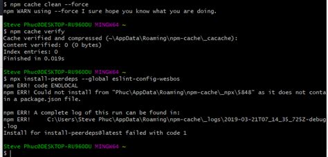 Error When Install Global · Issue 18 · Wesbos Eslint Config Wesbos · Github