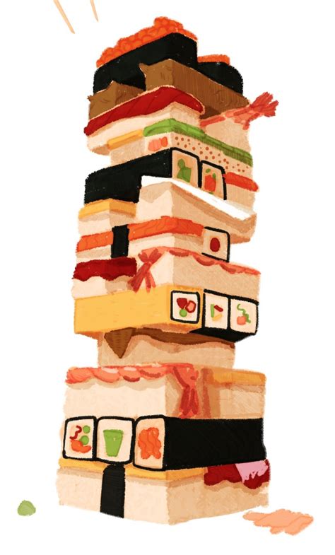 Monstertree Sketchbook Sushi Jenga