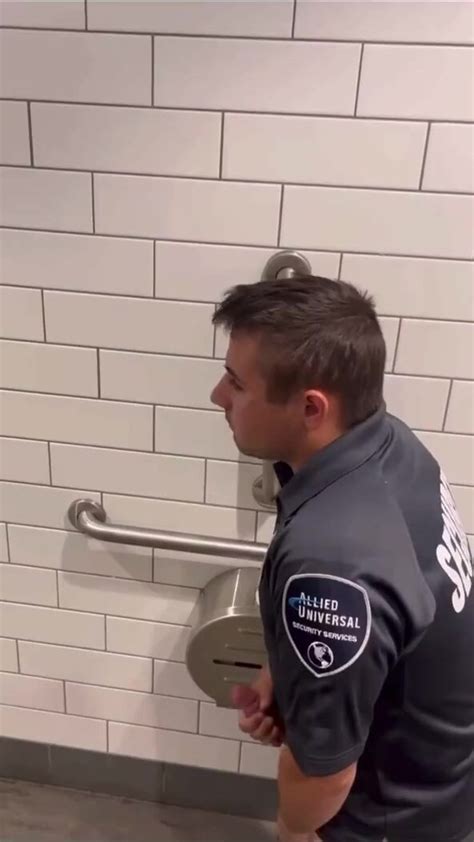 Security Guard Jerking Off Spy