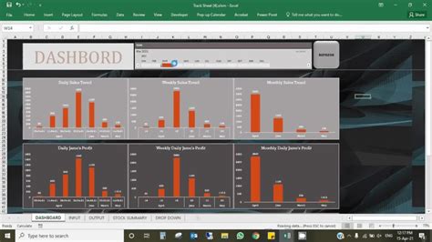 a professional excel dashboard upwork