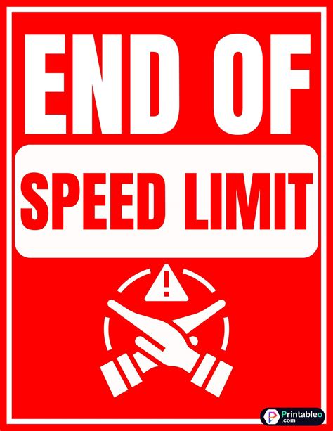 Speed Limit Sign Printableo Com