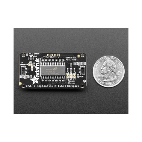 Adafruit Assembled 056inch 4 Digit 7 Segment Display Red With I2c Ba