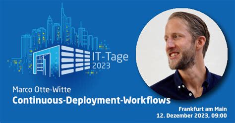 Continuous Deployment Workflows It Tage