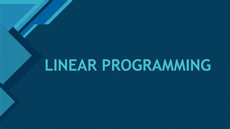 SOLUTION Linear Programming Studypool