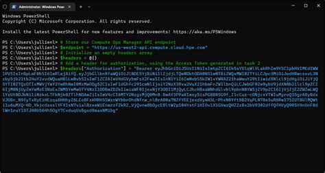 Explore The HPE GreenLake For Compute Ops Management REST API Using