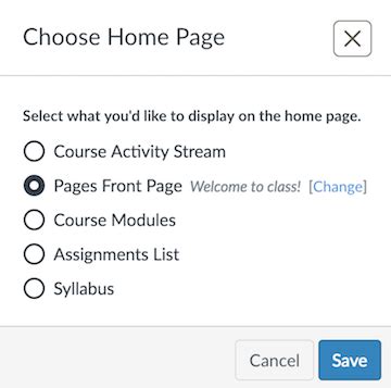 Set Canvas Homepage Knowledgebase Teaching Learning And Research Canvas Designing And