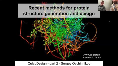 recent methods for protein structure generation and design youtube