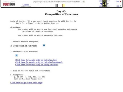 Composition Of Functions Lesson Plan For 9th 12th Grade Lesson Planet
