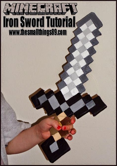 How To Make A Minecraft Sword Diy